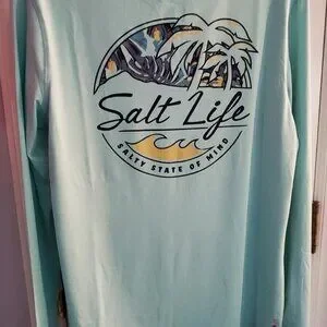 Salt Life | Tops | Salt Life Slx Uvapor Performance Shirt | Poshmark